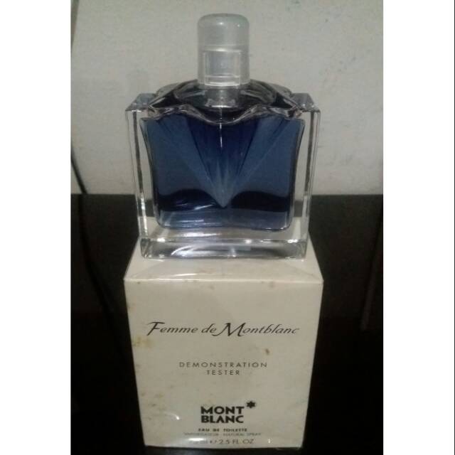 Jual Tester Parfum Mont Blanc Femme EDT 75 ml | Shopee Indonesia