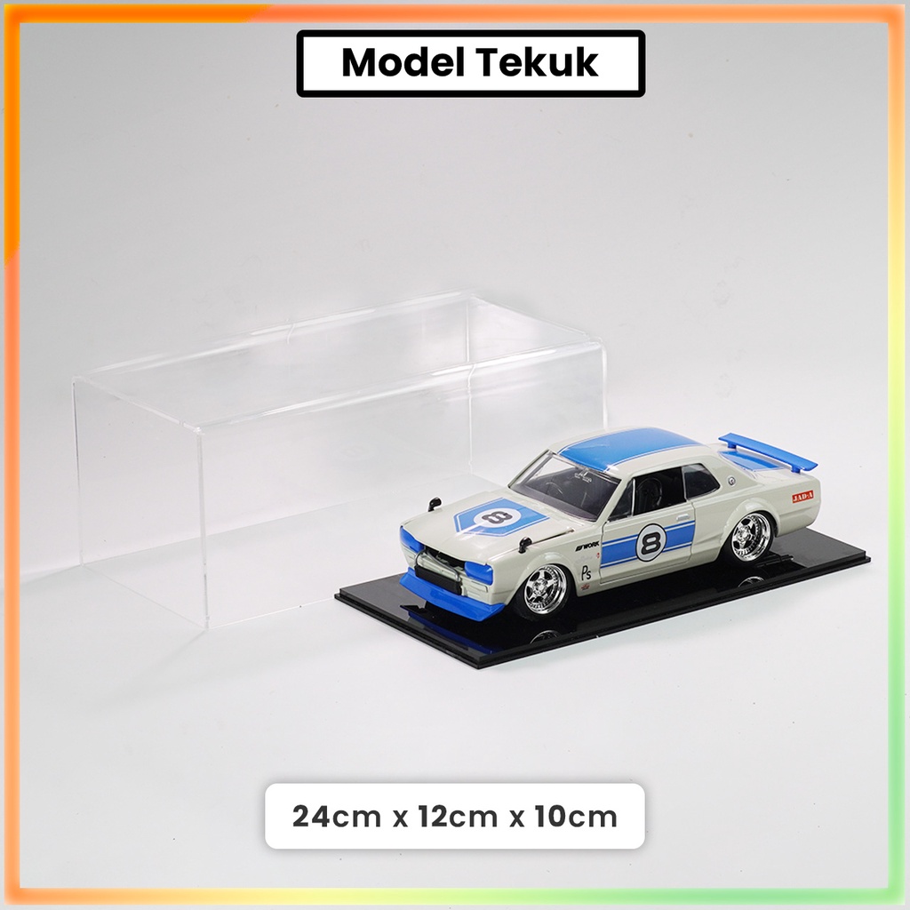 Jual Diecast BOX Skala 1 : 24 (24x12x10) cm Full Acrylic Model Tekuk ...