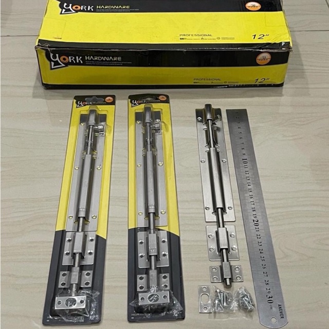 Jual YORK FIT 12” grendel ss asli jendela pintu stainless asli 12"inci ...