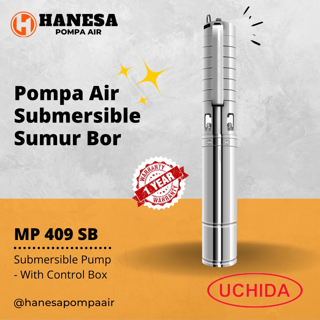 Jual Uchida MP 409 SB-1 HP Pompa Celup Sumur Dalam (Maspion) | Shopee ...