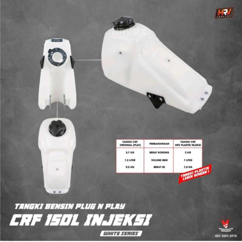 Jual Tangki Bensin HRV Plastik CRF 150L Tanki Custom Honda CRF 150 L Tengki CRF 150 L Carbu ...