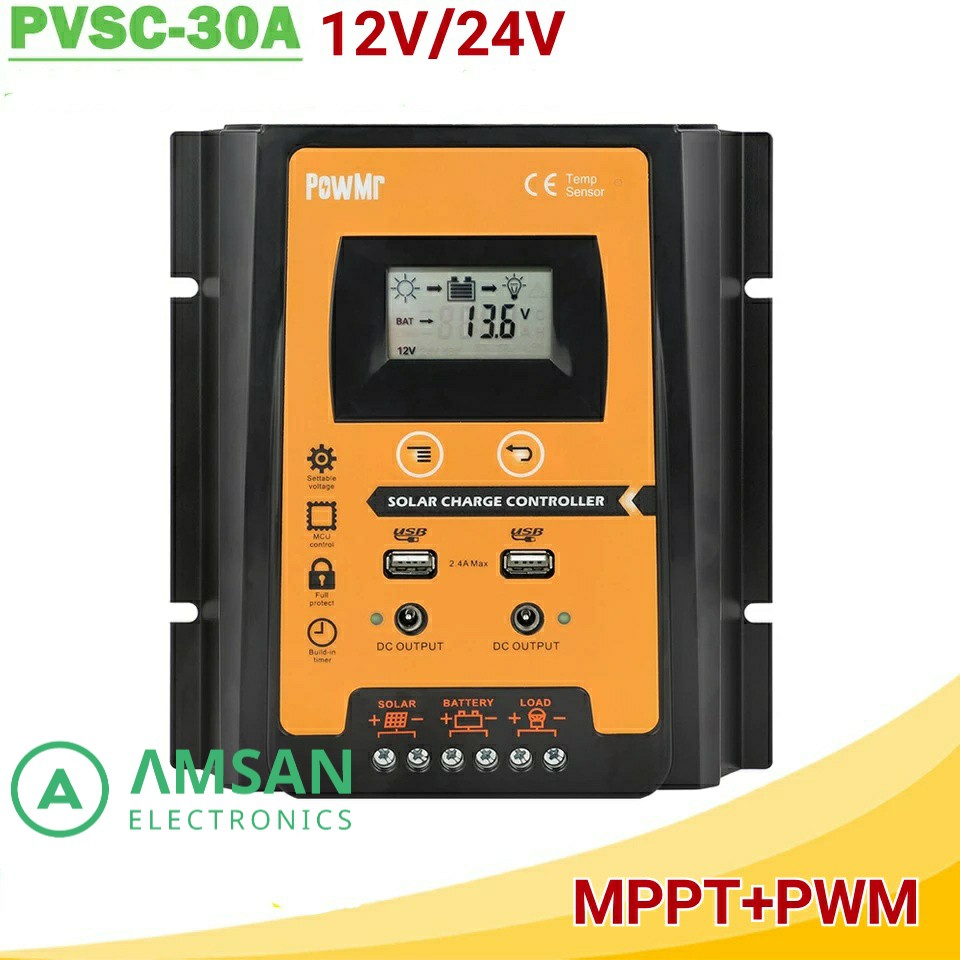 Jual PowMr MPPT PWM Solar Charger Controller SCC PVSC 30A IP32 Dual USB ... Jual PowMr MPPT PWM Solar Charger Controller SCC PVSC 30A IP32 Dual USB ...
