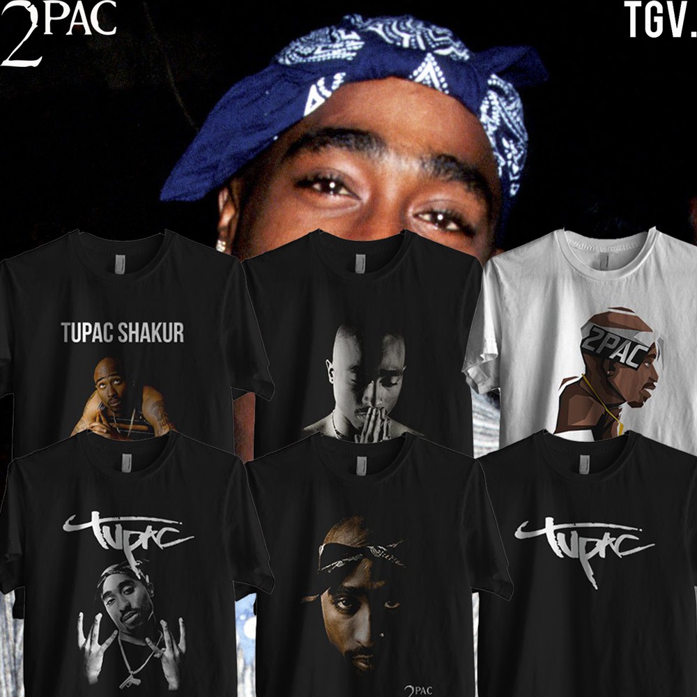 Jual KAOS TUPAC SHAKUR | Shopee Indonesia