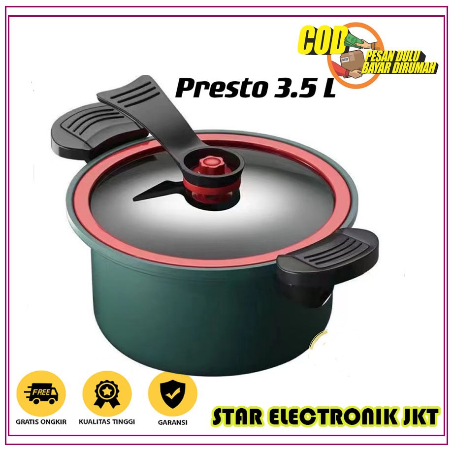 Jual Panci Presto Texania Pot/Panci Viral 3,5 Liter | Shopee Indonesia