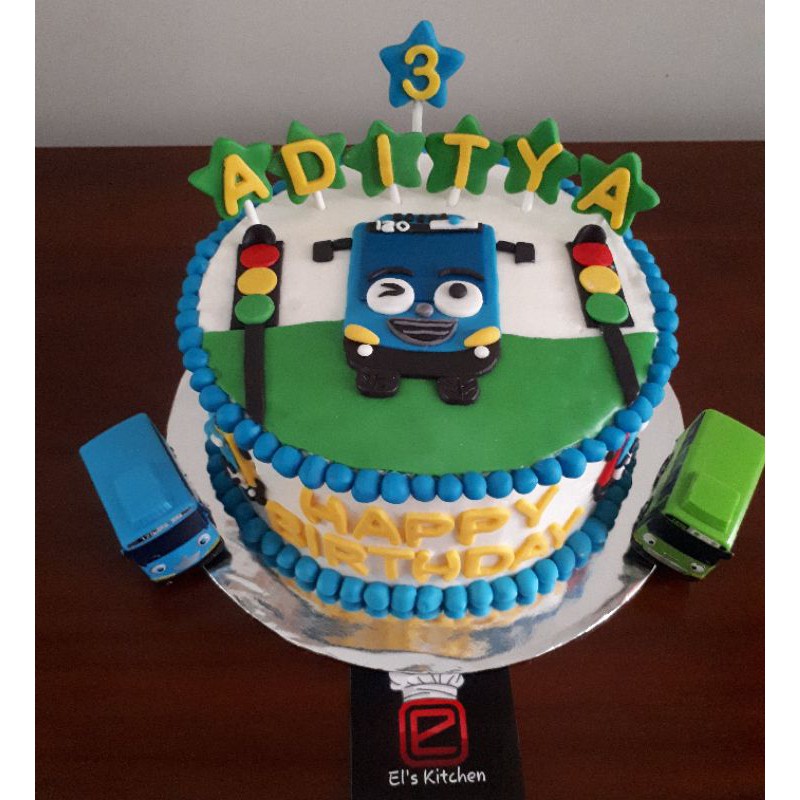 Jual Birthday cake/Tart ultah/Kue Ulang Tahun Tayo | Shopee Indonesia