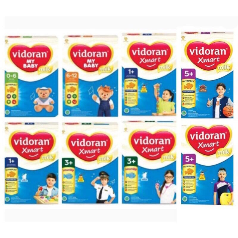 Jual Vidoran Xmart 0-6 Bulan / 6-12 Bulan (575gr) / 1+ Tahun Rasa ...