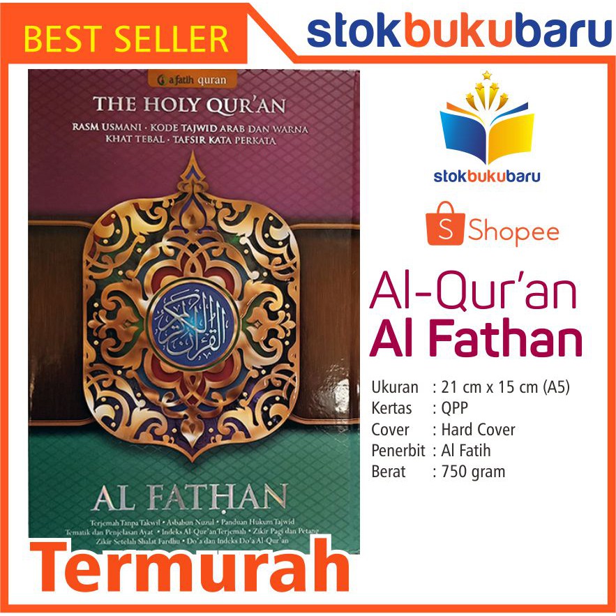 Jual Al-Qur’an Al Fathan Sedang | Shopee Indonesia