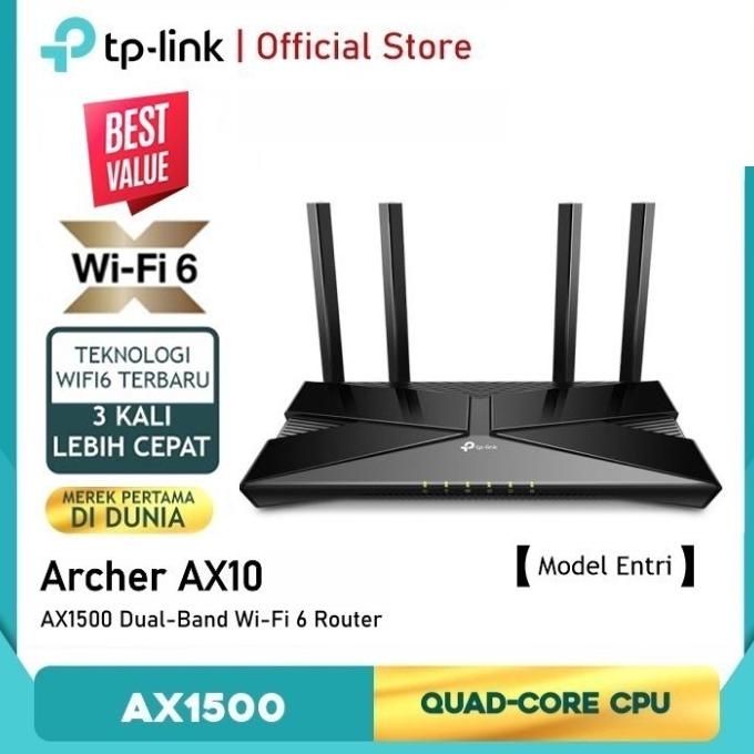 Jual Tp-Link Archer Ax10 Ax1500 Wi-Fi 6 Router Tplink Dinastore36 ...