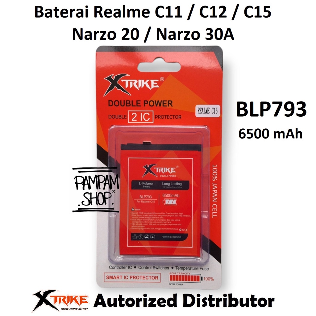 Jual Baterai Xtrike Double Power Original Realme C11 C12 C15 C25 Narzo ...