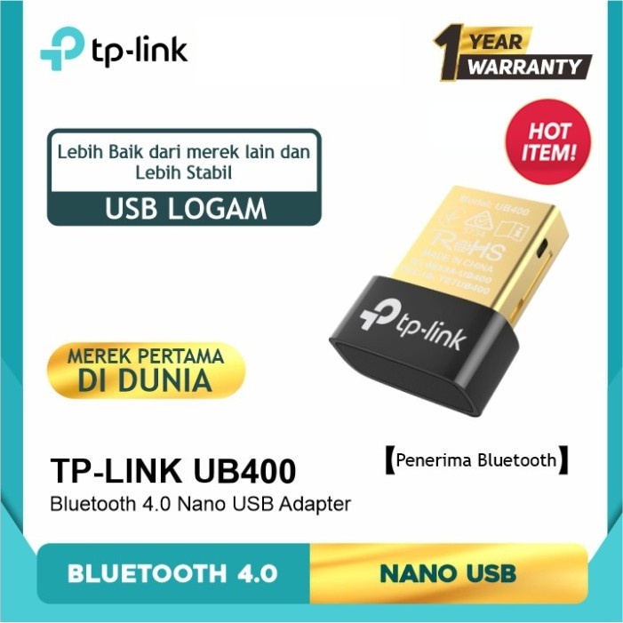Jual TP-LINK UB400 BLUETOOTH 4.0 NANO USB Adapter TP Link TPLink BT UB ...