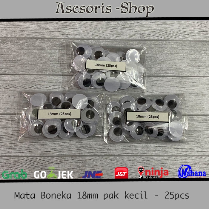 Jual Mata Boneka | Mata Goyang Pak KECIL | Mata Boneka berbagai Ukuran ...