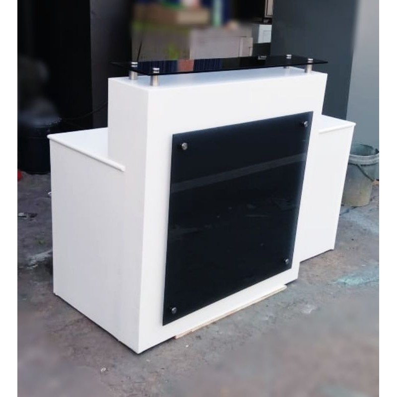 Jual Meja Resepsionis Meja Counter Meja Front Office Furniture Costum ...