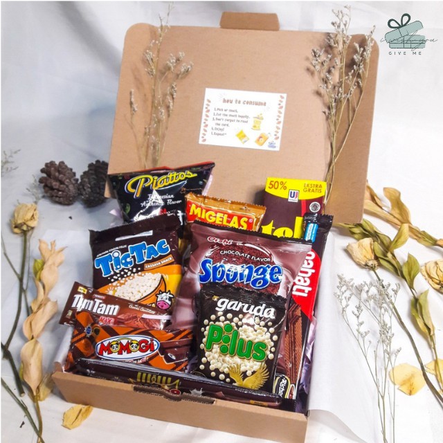 Jual BLACK BROWN SNACK BOX HEMAT + EKONOMIS HADIAH ULTAH ACARA DLL ...