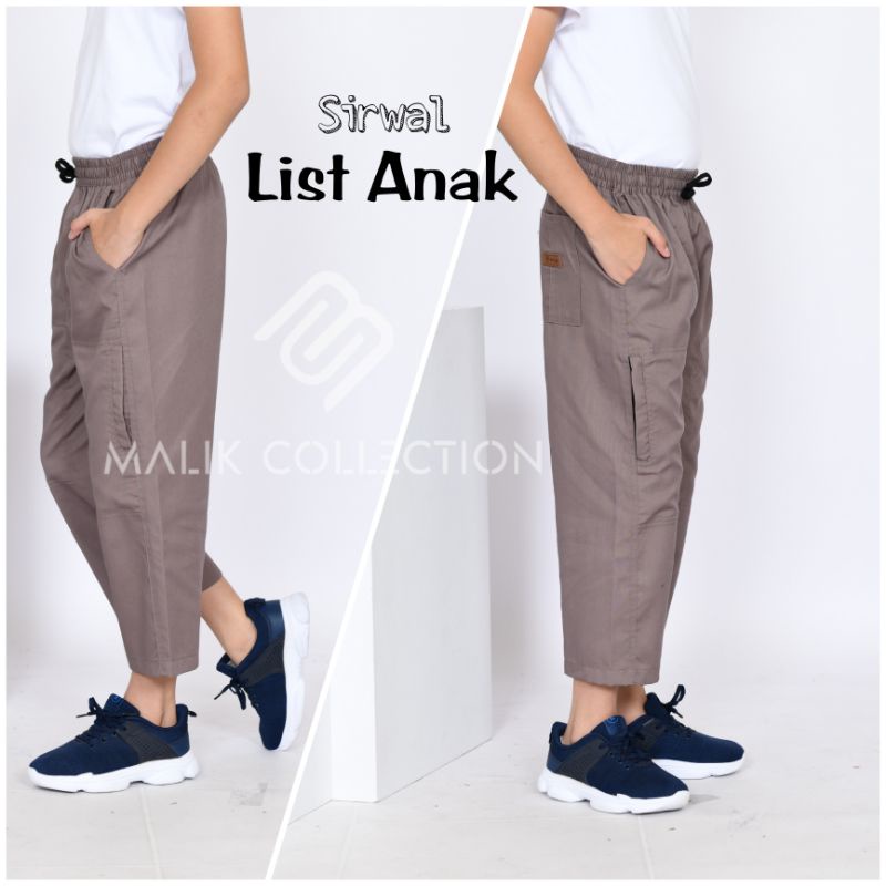 Jual Sirwal list anak 4-18th & remaja / Celana Sirwal anak panjang ...