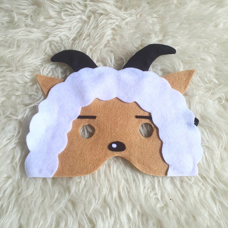 Jual Topeng Domba Kostum Domba Shaun the Sheep bando Binatang Hewan ...