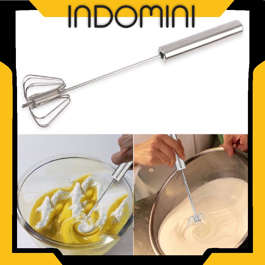 Jual INDOMINI Hand Mixer / Pengocok Telur Stainless / Hand Mixer Better ...