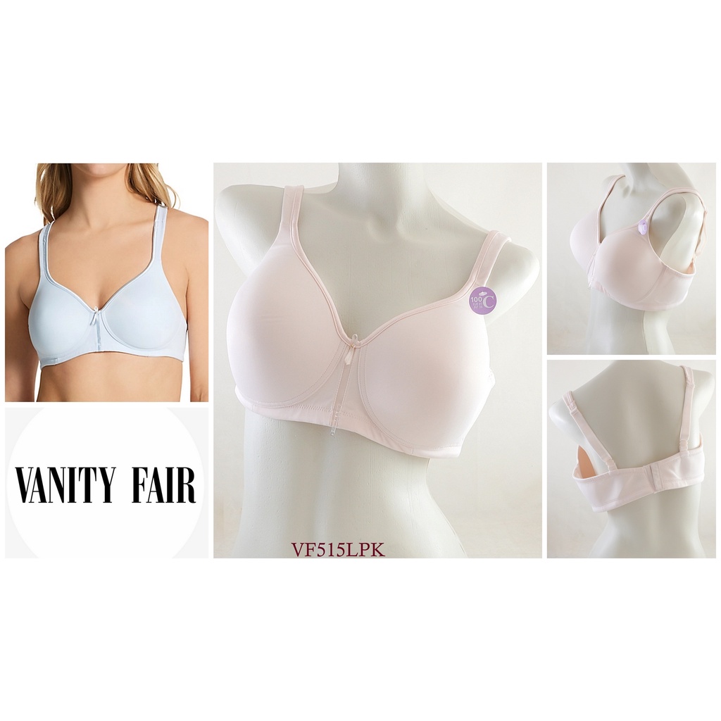 Jual Bra Wanita Tanpa Kawat Busa Tipis Full Cup VANITY FAIR Model Polos Pakaian Dalam Underwear ...