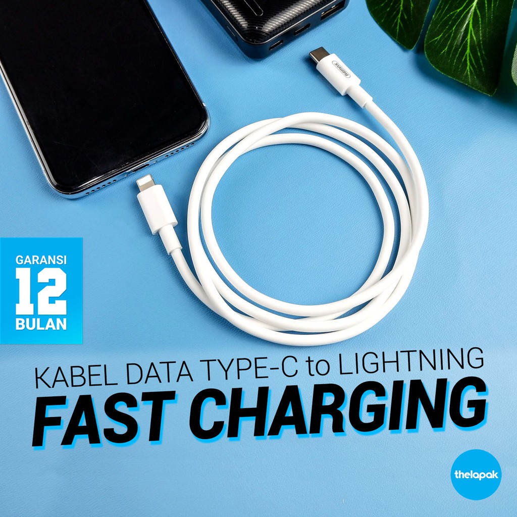 Jual Remax Chaining Series RC-175I 18W PD Fast-charging Data Cable Type ...