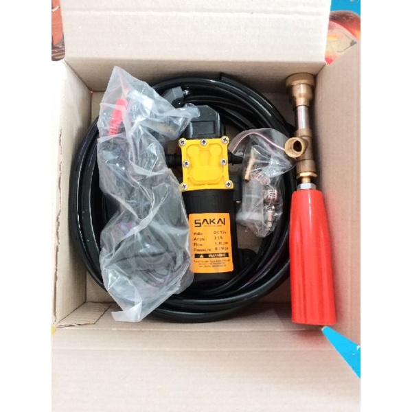 Jual alat cuci motor cuci mobil cuci ac sakai adaptor 5 amper | Shopee ...