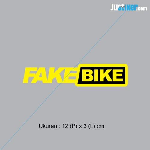 Jual Fake Bike Logo Sticker, FakeBike Model FakeTaxi | Shopee Indonesia