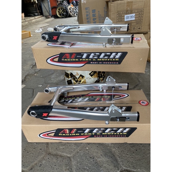 Jual Swing arm aitech cb dan gl100 oval polos arm alumunium oval pnp cb ...