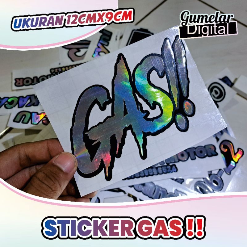 Jual STIKER GAS!! STIKER HOLOGRAM GAS!! | Shopee Indonesia