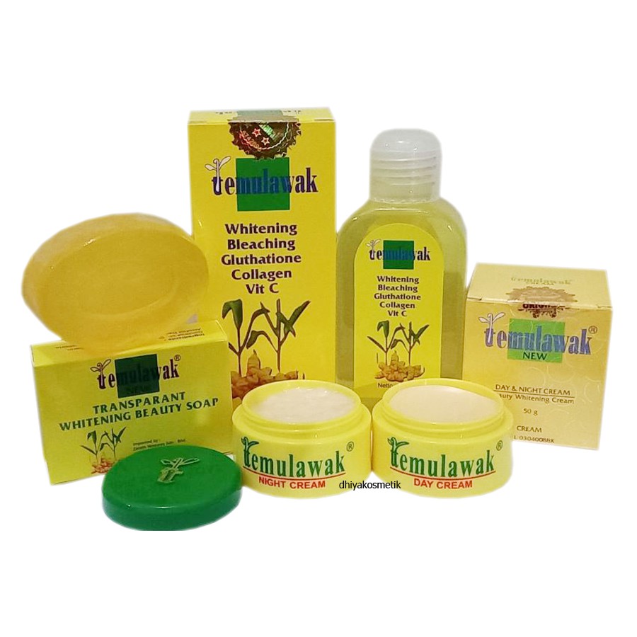 Jual Paket Temulawak Cream 4in1 || Cream Temulawak Paket 4in1 ( Sabun ...