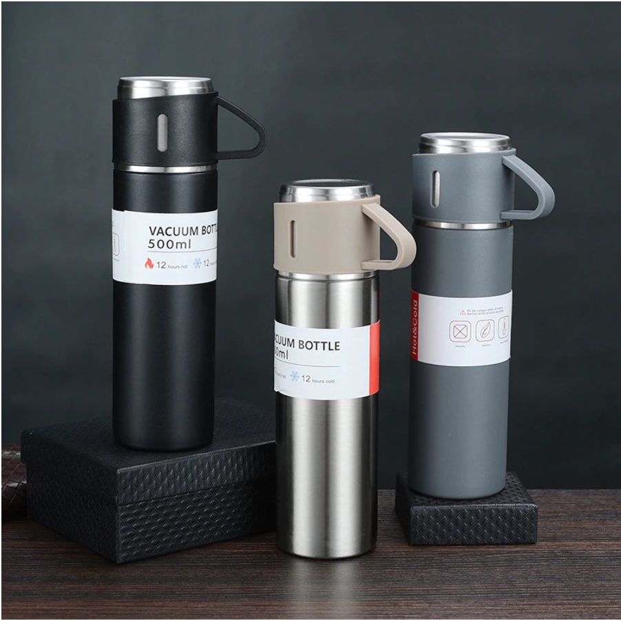 Jual ID TERMOS SULTAN VACUUM FLASK SET / BOTOL MINUM CANGKIR PREMIUM ...