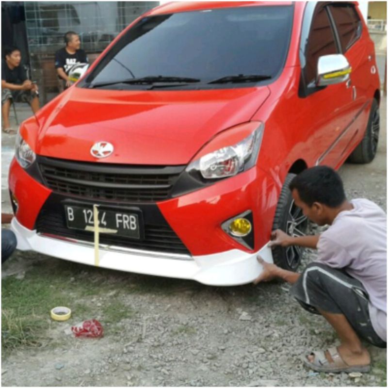 Jual Bodykit depan agya TRD 2013 2014 2015 2016 Fiber | Zaitun Variasi ...
