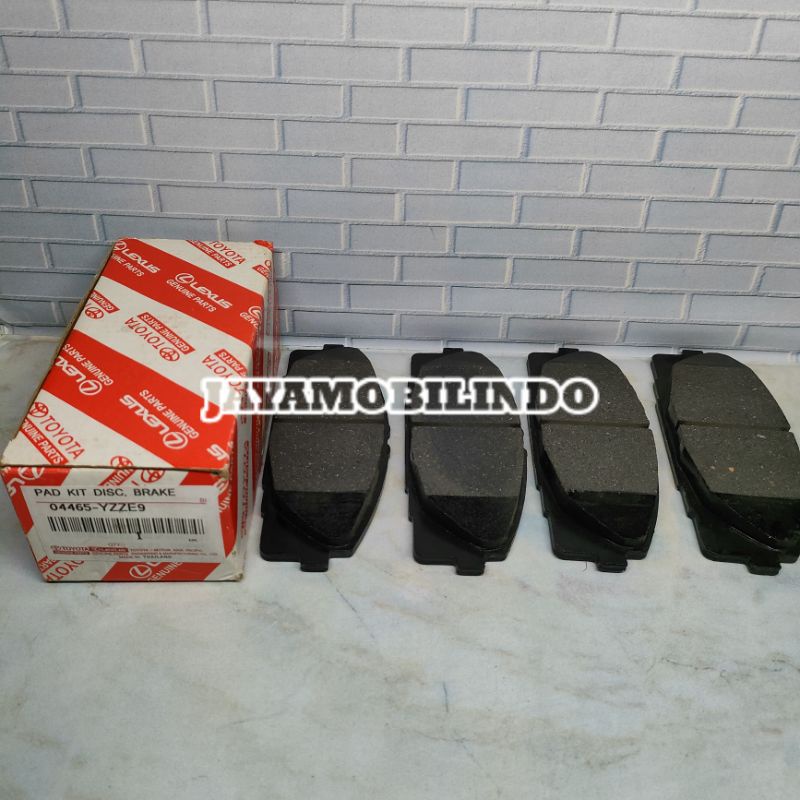 Jual BRAKE PAD KAMPAS REM DEPAN HIACE COMMUTER 04465-YZZE9 | Shopee ...