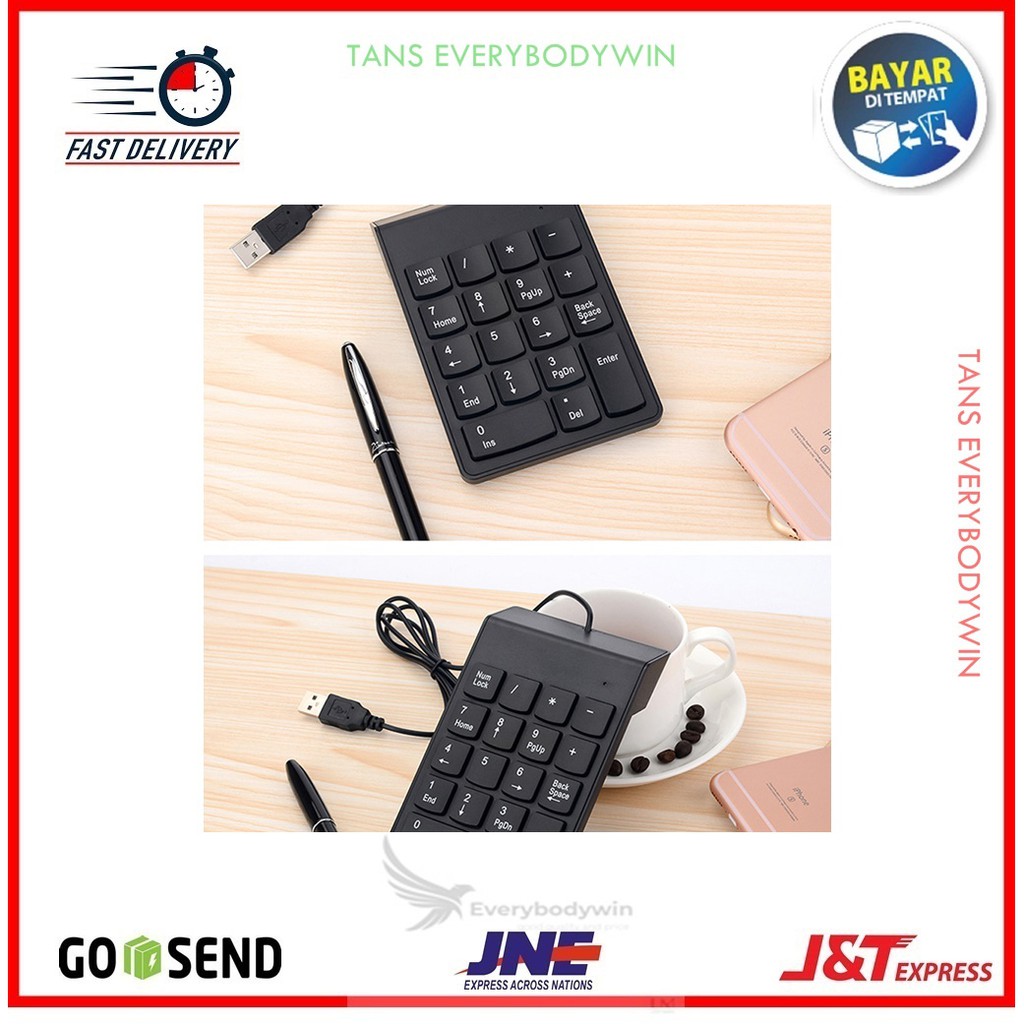 Jual [COD] KEYBOARD KEYPAD NUMERIC LED BACKLIGHT KABEL USB NUMPAD ...