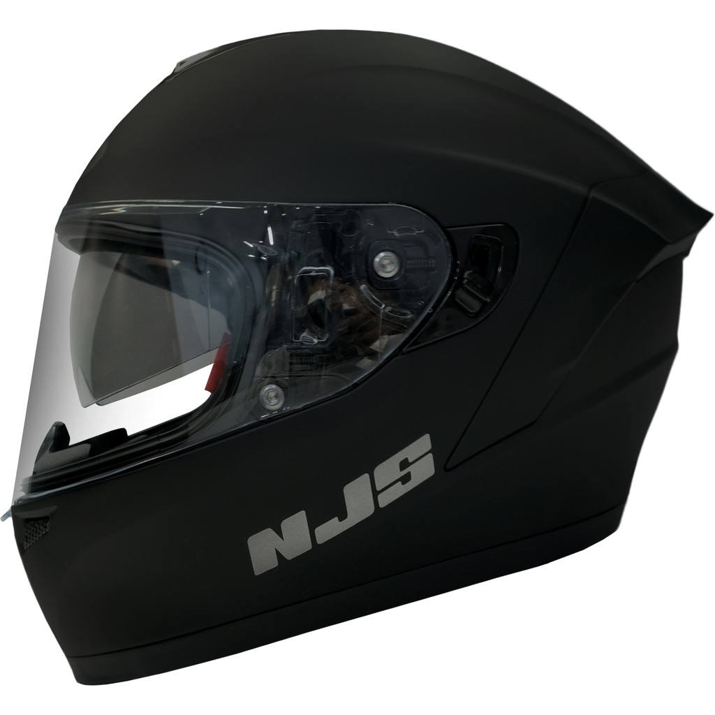 Jual NJS ZX-1 Solid Hitam - Helm Full Face| NJS ZX | ZX | ZX Polos ...