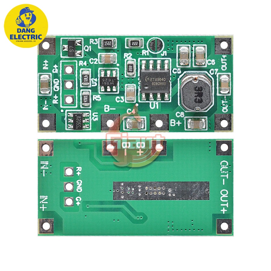 Jual Module UPS MINI DC 5V 1A Charging dan stepup baterai 18650 | Shopee Indonesia
