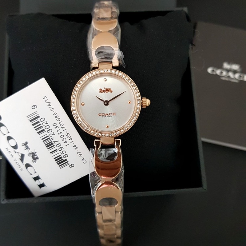 Jual jam tangan wanita COACH premium batrai all stell | Shopee Indonesia