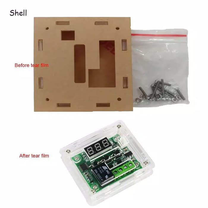 Jual Acrylic Box Case For W1209 Digital Temperature Control | Shopee ...