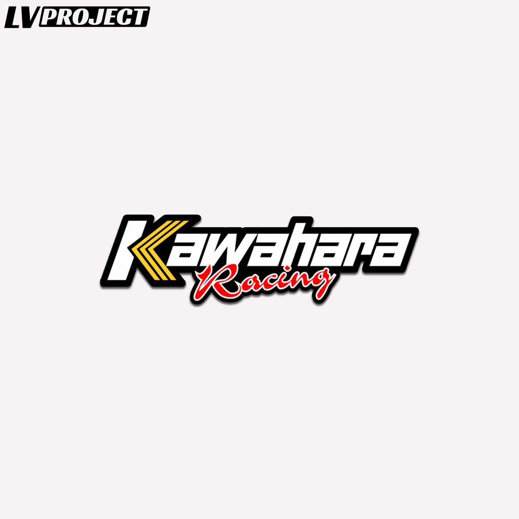 Jual Stiker Logo Kawahara Racing Size 10cm Laminasi Glossy 1pcs Sticker ...