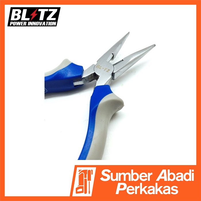 Jual BLITZ Tang Kombinasi Potong Lancip 6 Inch Combination Diagonal Cutting Long Nose Knip Cucut ...