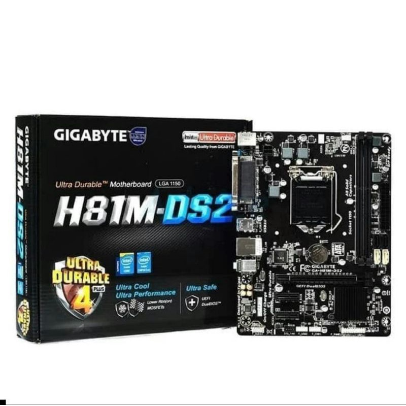 Jual Motherboard Gigabyte H81M-DS2 | Shopee Indonesia