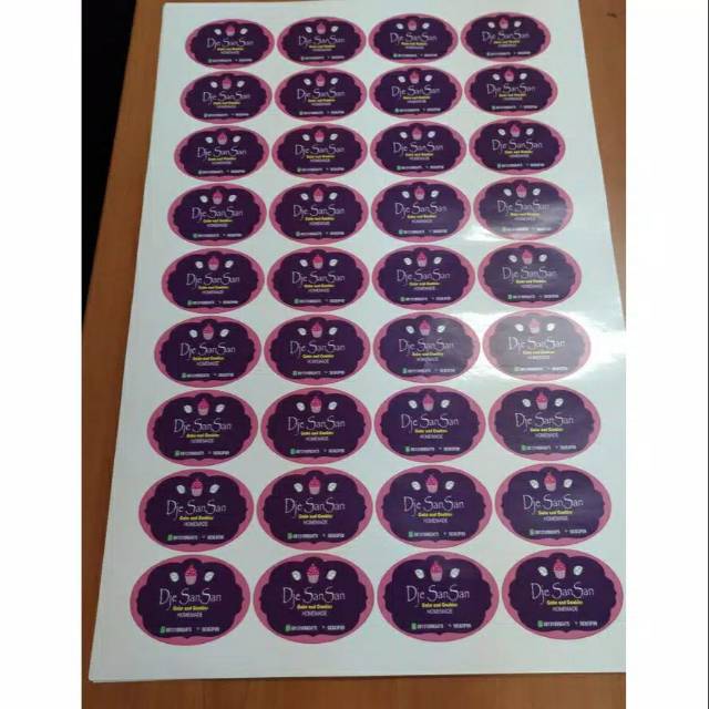 Jual Cetak sticker logo 1 lembar A3+ | Shopee Indonesia