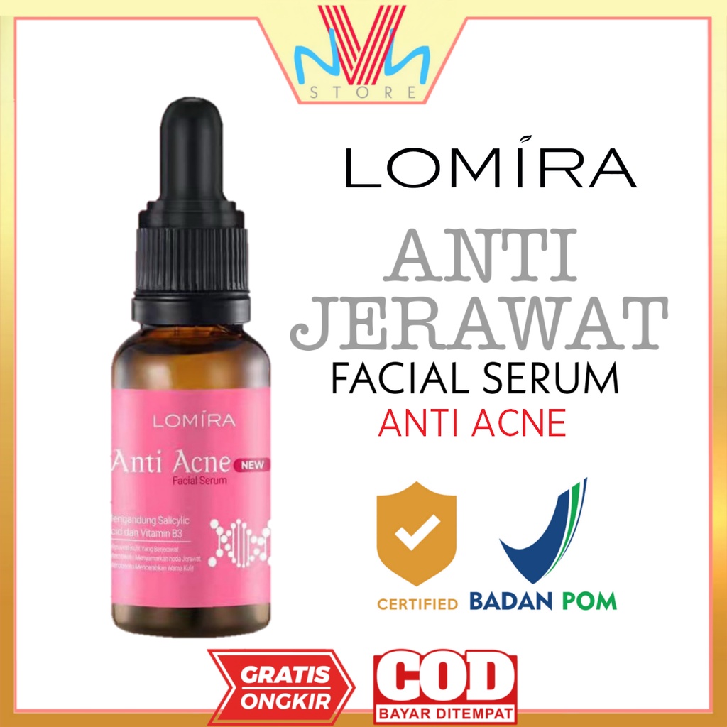 Jual LOMIRA ANTI ACNE FACIAL SERUM - FACIAL SERUM LOMIRA ANTI JERAWAT ...