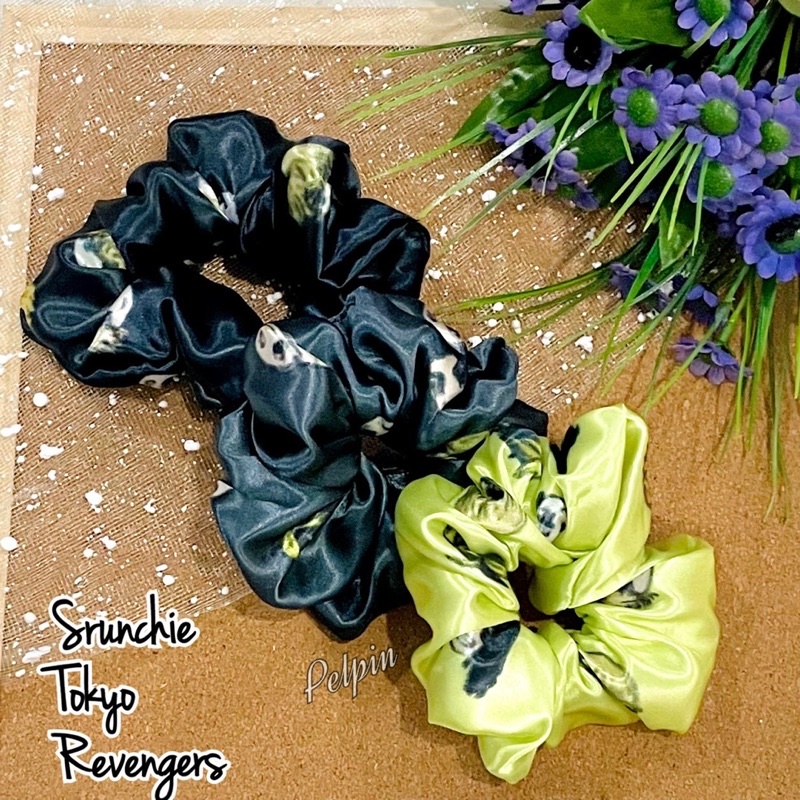 Jual kuncir rambut anime scrunchie tokyo revengers scrunchies anime ...
