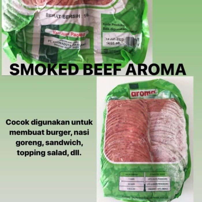 Jual Smoked Beef Aroma 1kg | Shopee Indonesia