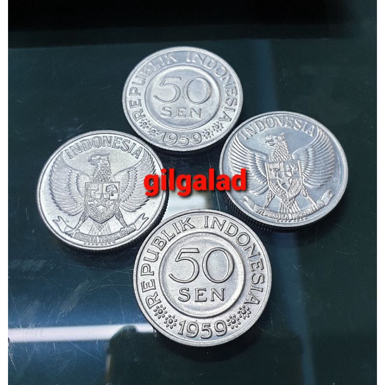 Jual KOIN MAHAR NIKAH 2 RUPIAH (4 KPG 50 SEN GARUDA ALUMUNIUM) KINCLONG | Shopee Indonesia