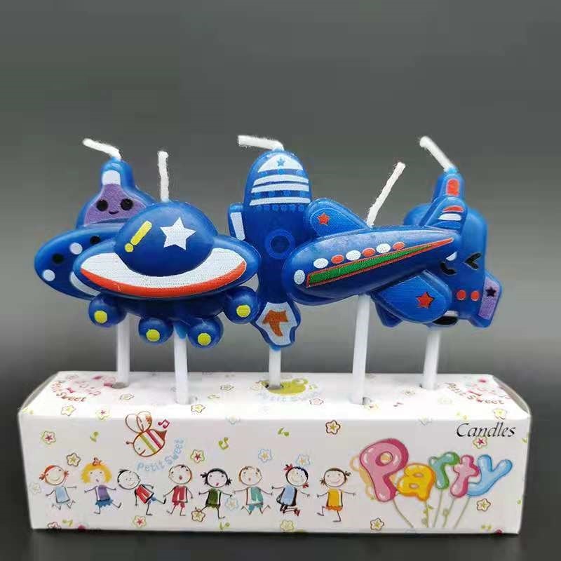 Jual Lilin Ulang Tahun Birthday Party Candles Ultah Motif Pesawat ...