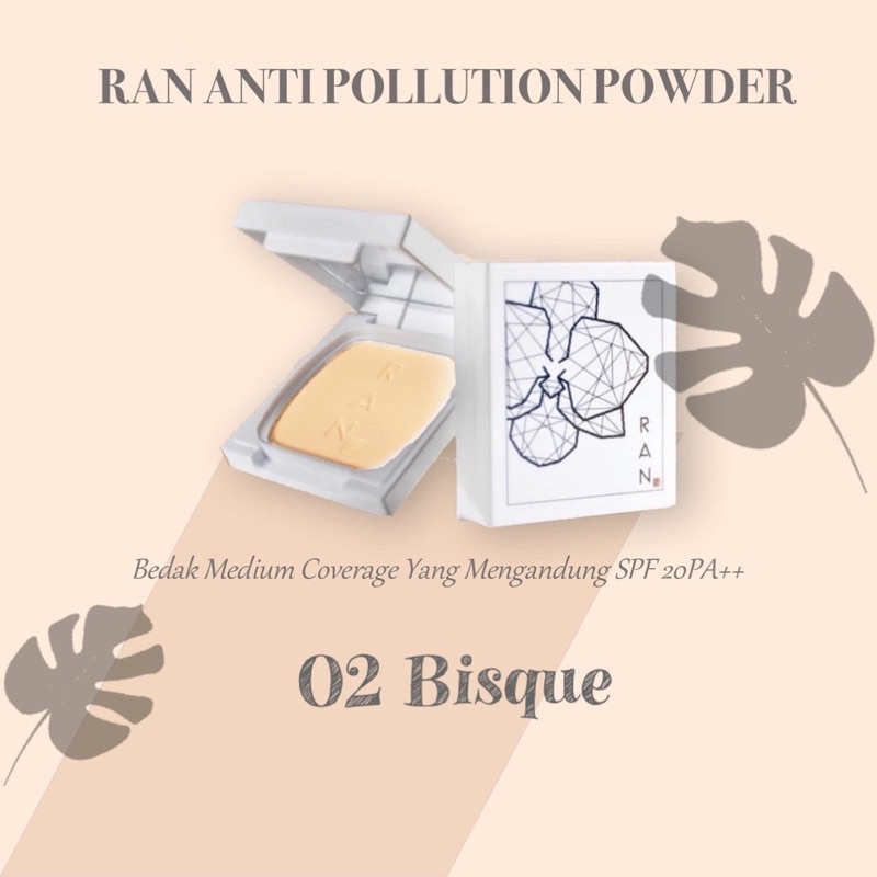 Jual RAN mini Anti Pollution Retouch Powder Hologram Spf 20 PA++ ...