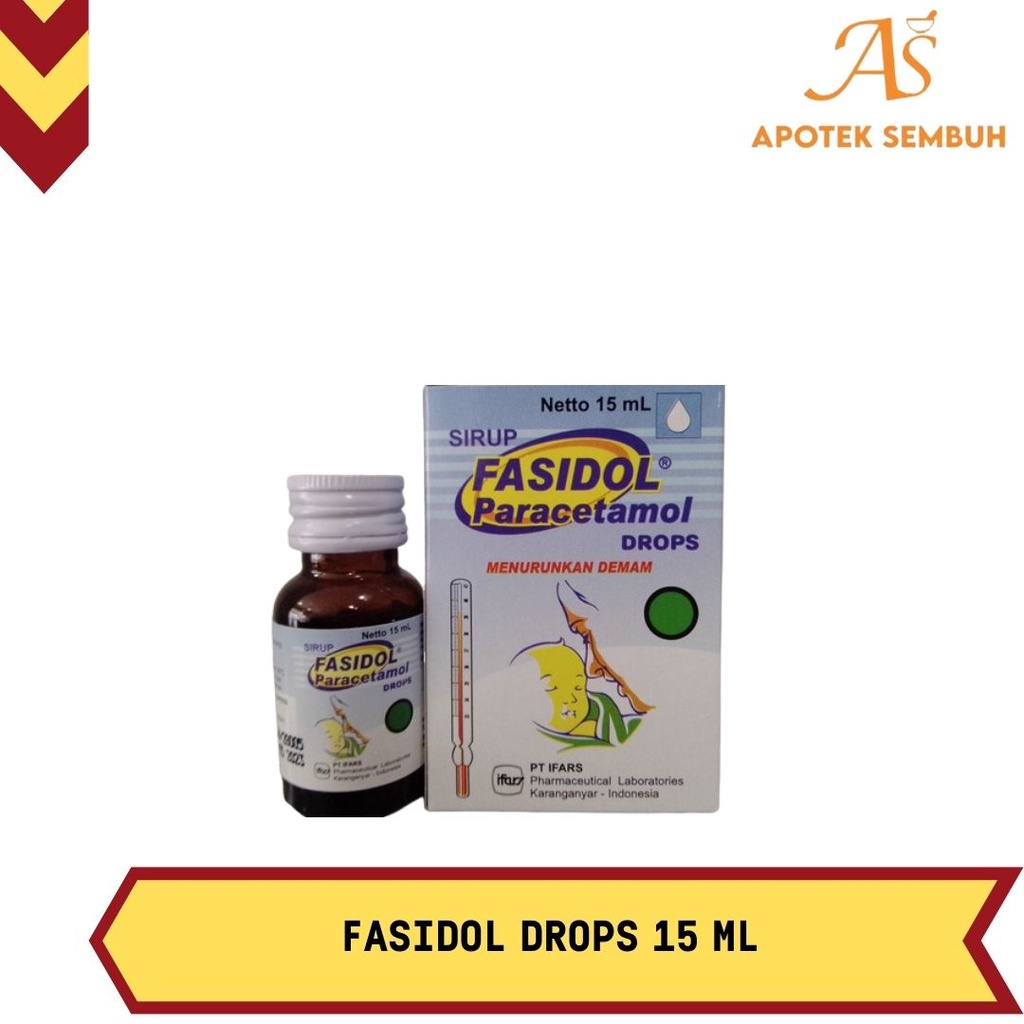 Jual FASIDOL DROPS 15 ML PARACETAMOL OBAT PENURUN PANAS/DEMAM ANAK ...
