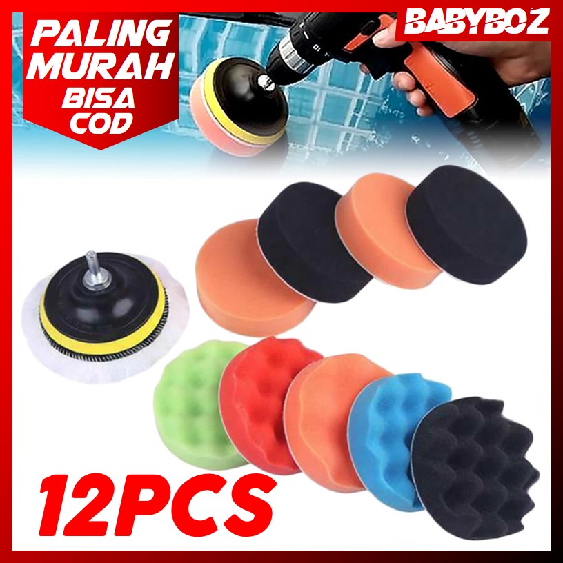 Jual BABYBOZ - BUSA POLES MOBIL KIT Sponge Polishing Set Car Buffing ...