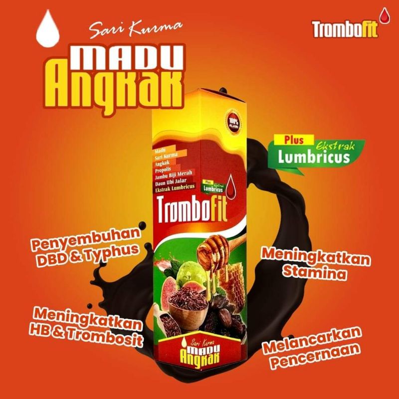 Jual Trombofit Sari Kurma Angkak dan Ubi Jalar Obat DBD Dan Tyfus ...