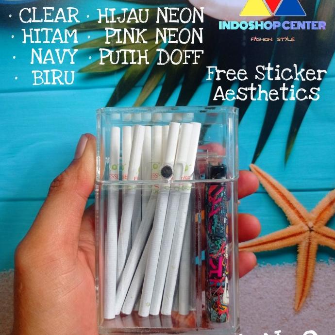 Jual TEMPAT ROKOK / KOTAK ROKOK AKRILIK / BOX ROKOK / PENYIMPANAN ROKOK ...