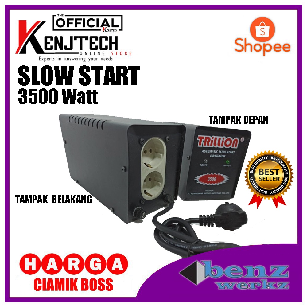 Jual Inverator Soft Start Trillion 3500 W Power 3500W Watt Slow Anti ...